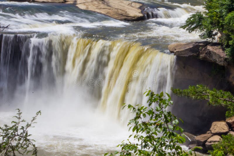 Views at Cumberland Falls State Park, Kentucky Stock Image - Image of ...