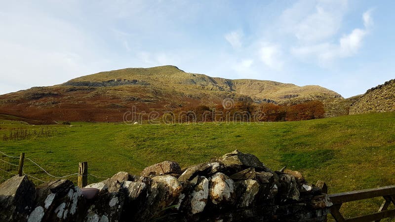 Cumbrian Landscape stock image. Image of mirrored, clouds - 80683481
