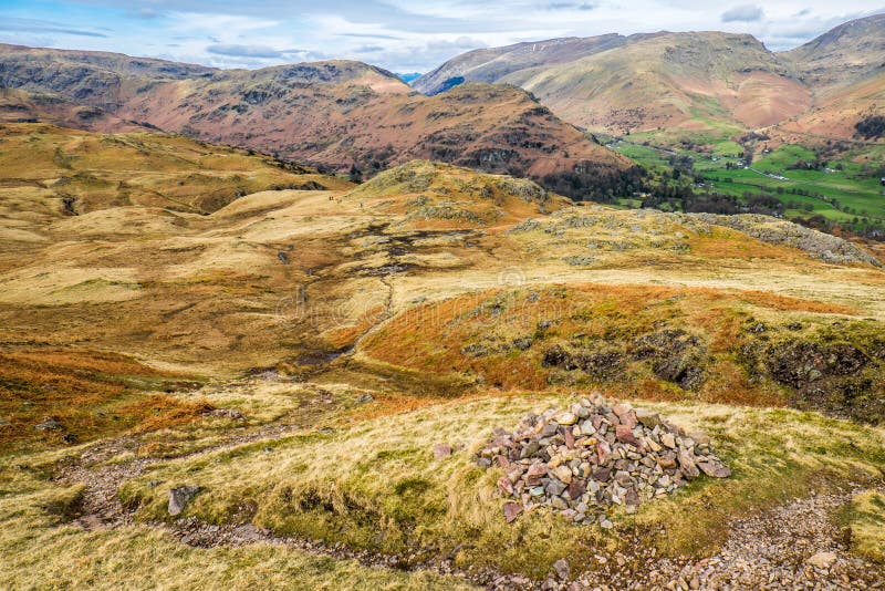 Cumbrian landscape stock photo. Image of langdale, lake - 52675004