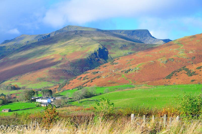 Cumbrian Mountain In Autumn.. Stock Image - Image of district ...