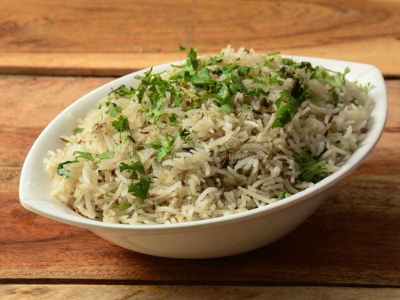 Cumin Rice or Jeera Rice is a Popular Indian Main Course Item Made ...