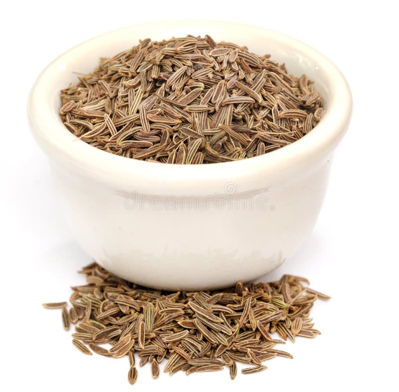 Cumin seeds whole stock image. Image of pile, cooking - 215773043