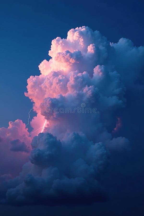 Cumulonimbus Clouds Animated Lightning