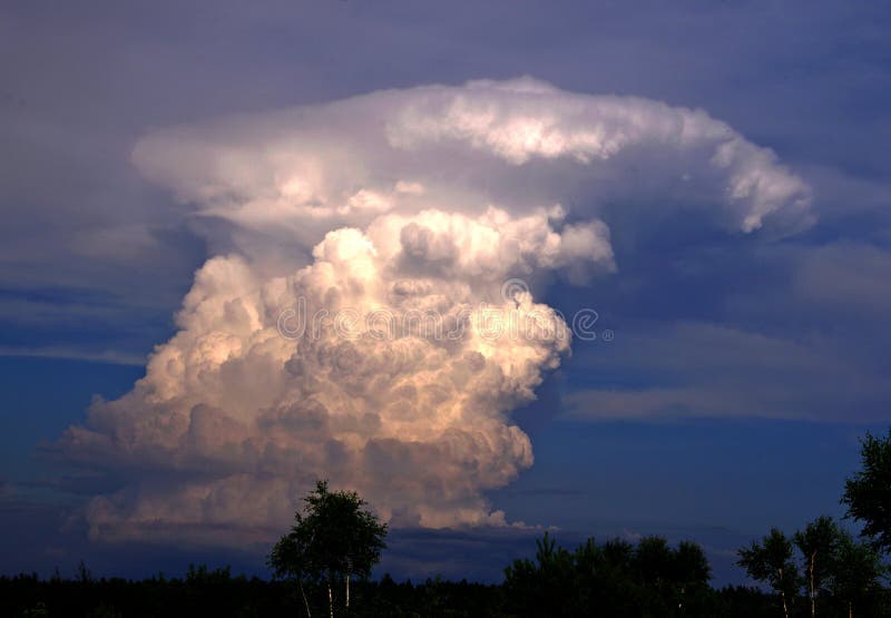 Cumulonimbus. stock photo. Image of rain, cloud, water - 31413718