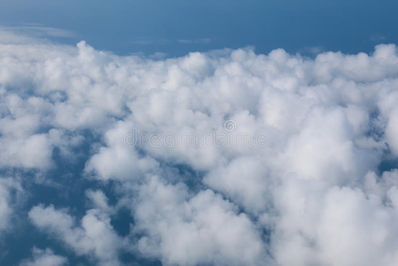 Cumulonimbus White Clouds, Top View Stock Photo - Image of cloud, clouds: 275407882