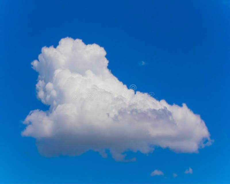 Cumulus Cloud on the Blue Sky Background Stock Image - Image of clouds ...