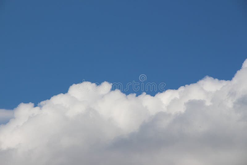 Semi-circle of Fair Weather Cumulus Humilis Clouds Stock Photo - Image ...
