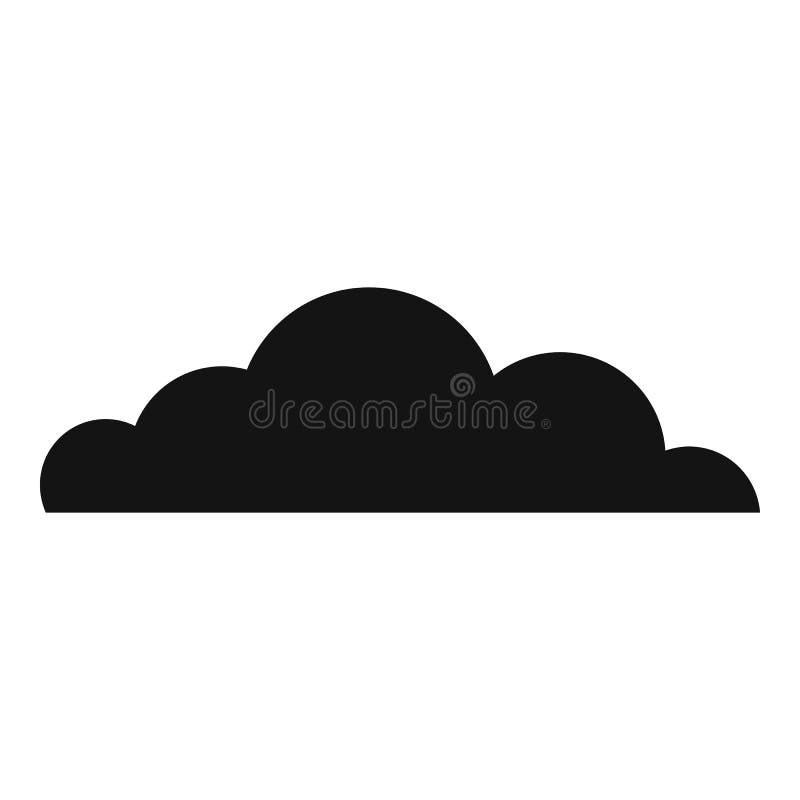 Cumulus Cloud Icon, Simple Style. Stock Vector - Illustration of ...