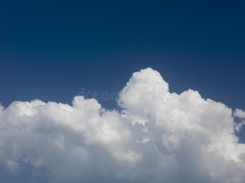 Cumulus Clouds Background Texture. Stock Image - Image of background ...