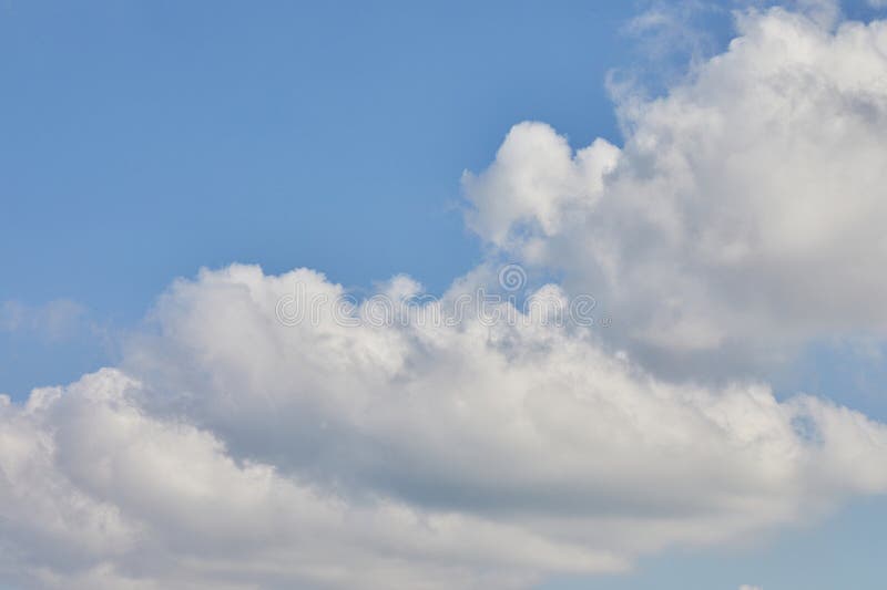Cumulus Clouds on Blue Sky, Texture Background Stock Image - Image of ...