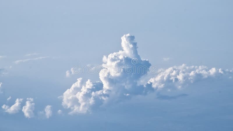 Cumulus Clouds, Seen from Aside Stock Photo - Image of wind, vehicle ...