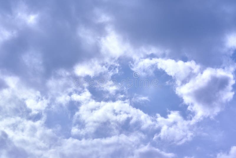 Cumulus Clouds with Sun S Lumens Color Sky Stock Photo - Image of light ...