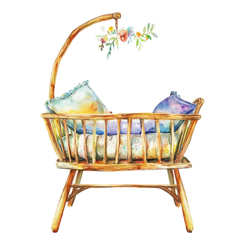 Cuna PNG Con Fondo Transparente Stock de ilustración - Ilustración de ...