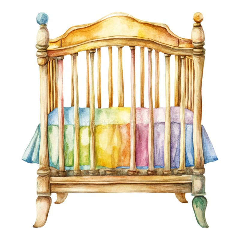 Cuna PNG Con Fondo Transparente Stock de ilustración - Ilustración de ...