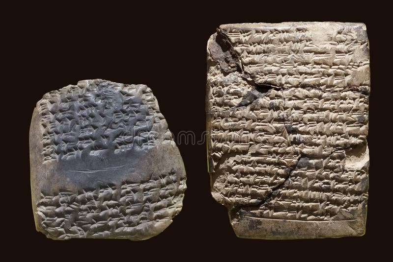 Cuneiform tablet editorial stock image. Image of persian - 187100339