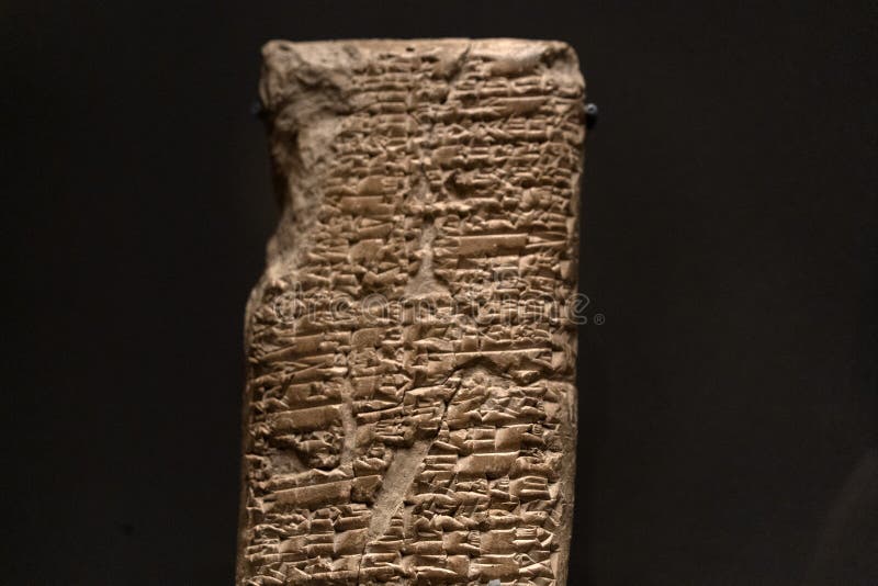Cuneiform Writing of the Sumerian Cicilization Editorial Photo - Image ...