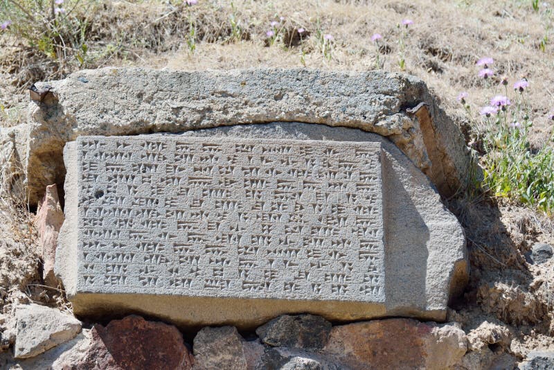 Cuneiform Writing on the Tablet Stock Photo - Image of armenia, writing ...