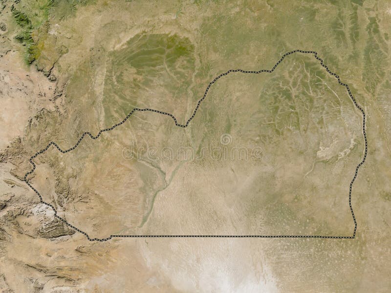 Cunene, Angola. Low-res Satellite. No Legend Stock Illustration ...