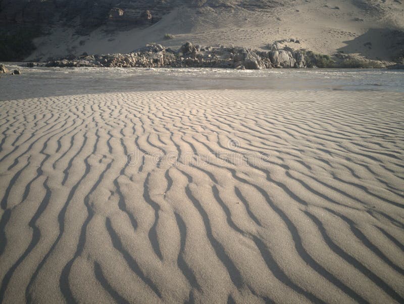 Cunene River Rapids on Angola/Namibia Border Stock Image - Image of ...