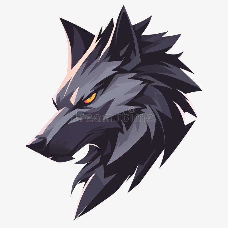 A Cunning Wolf Software Engineer Cartoon Style Stock Vector ...