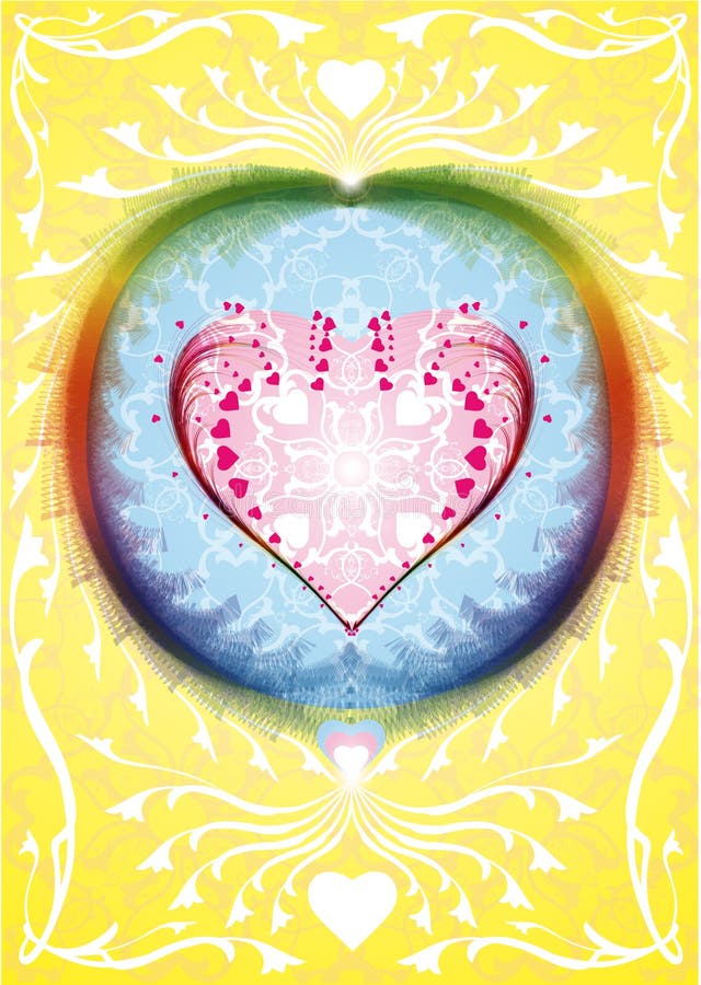 Cuore illustrazione vettoriale. Illustrazione di stile - 22956808