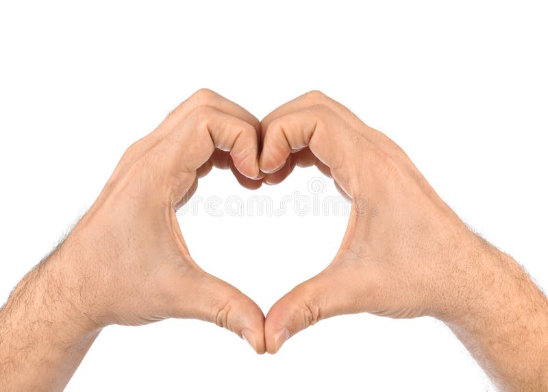 Cuore fatto delle mani immagine stock. Immagine di amicizia - 62862121