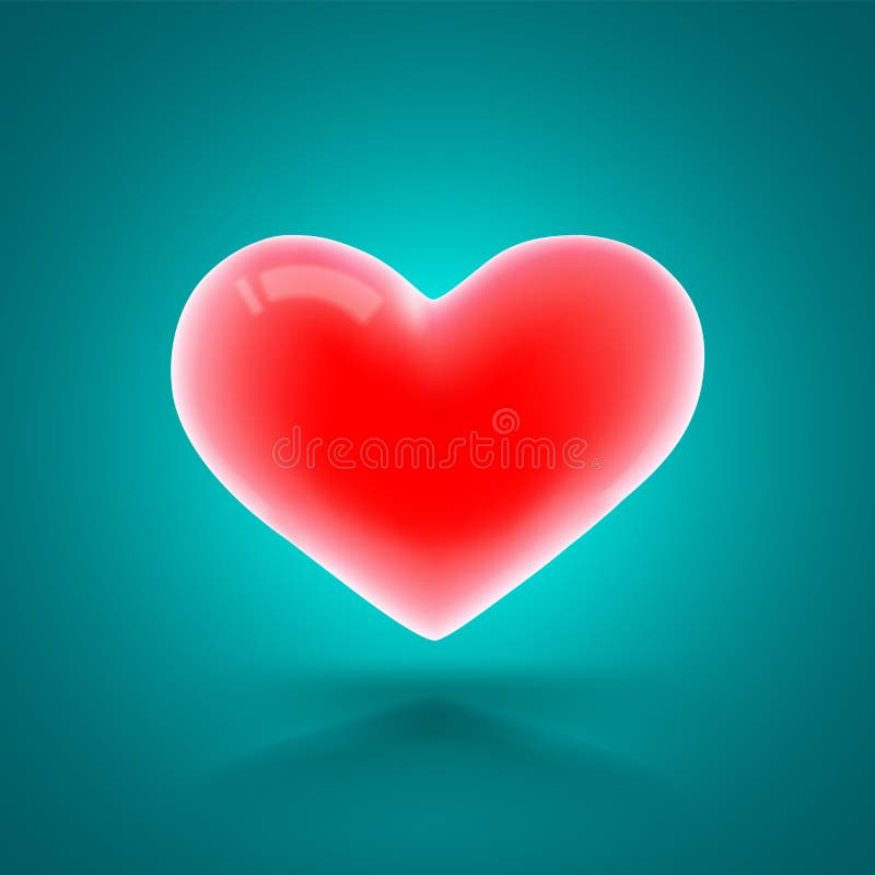 CUORE PER AMORE illustrazione vettoriale. Illustrazione di isolato ...