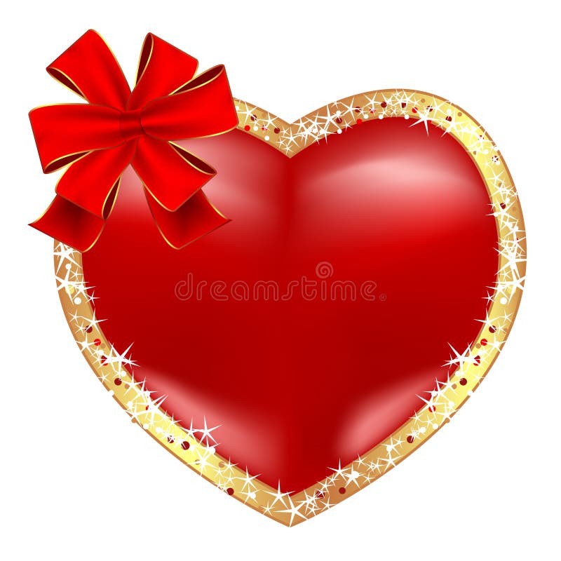 Cuore stilizzato illustrazione vettoriale. Illustrazione di simbolo ...