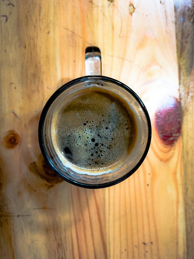 A Cup of Black Americano with the Best Taste Stock Image - Image of ...