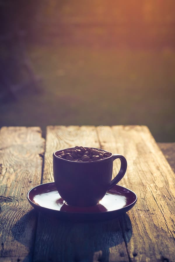 Cup Black Coffee Full Beans Stock Photo - Image of restaurant, board ... Cup Black Coffee Full Beans Stock Photo - Image of restaurant, board ...