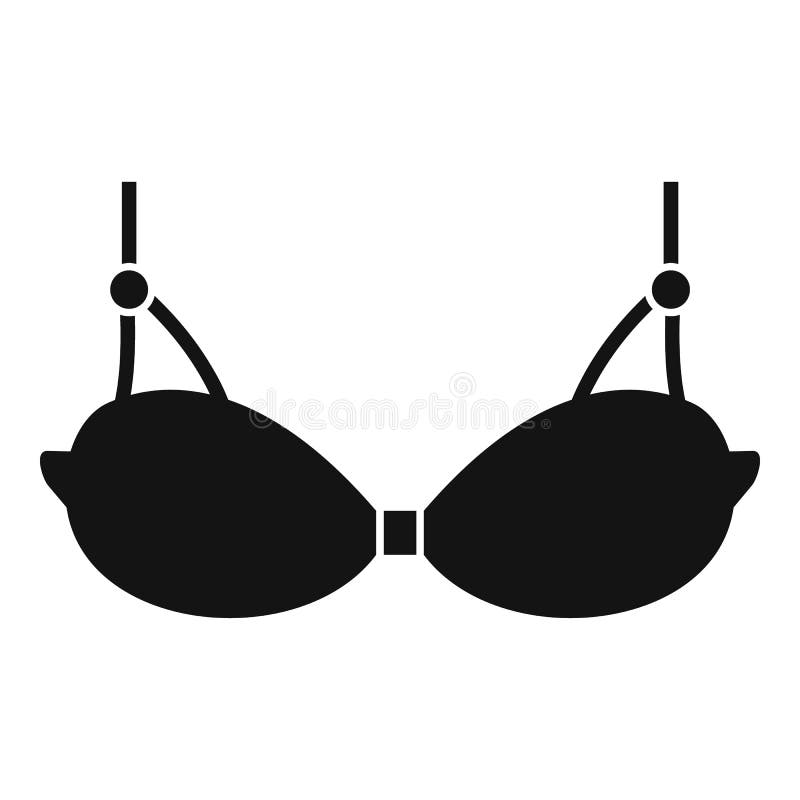 Strapless Bra Icon Flat Isolated Vector Stock Vector - Illustration of ...
