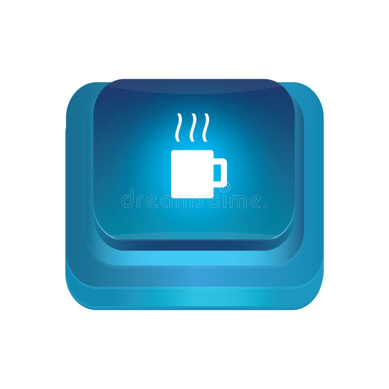 Cup Button. Vector Illustration Decorative Design Stock Vector ...