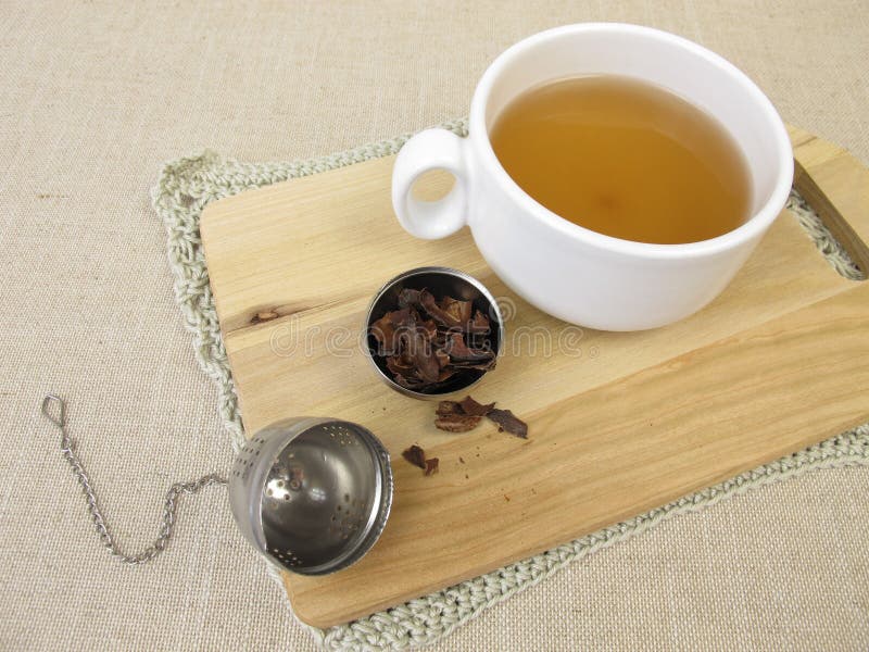 Cocoa Husk Tea from Roasted Outer Shells of the Cacao Bean Stock Photo ...