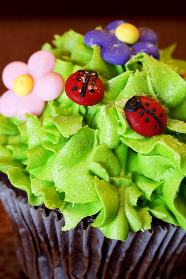 Cup Cake stock image. Image of food, decorating, decorate - 9330823