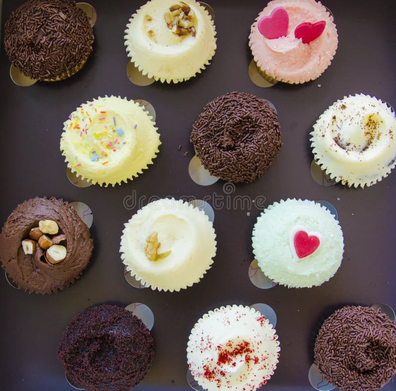 Cup cakes stock photo. Image of shape, cupcakes, fatty - 51271532