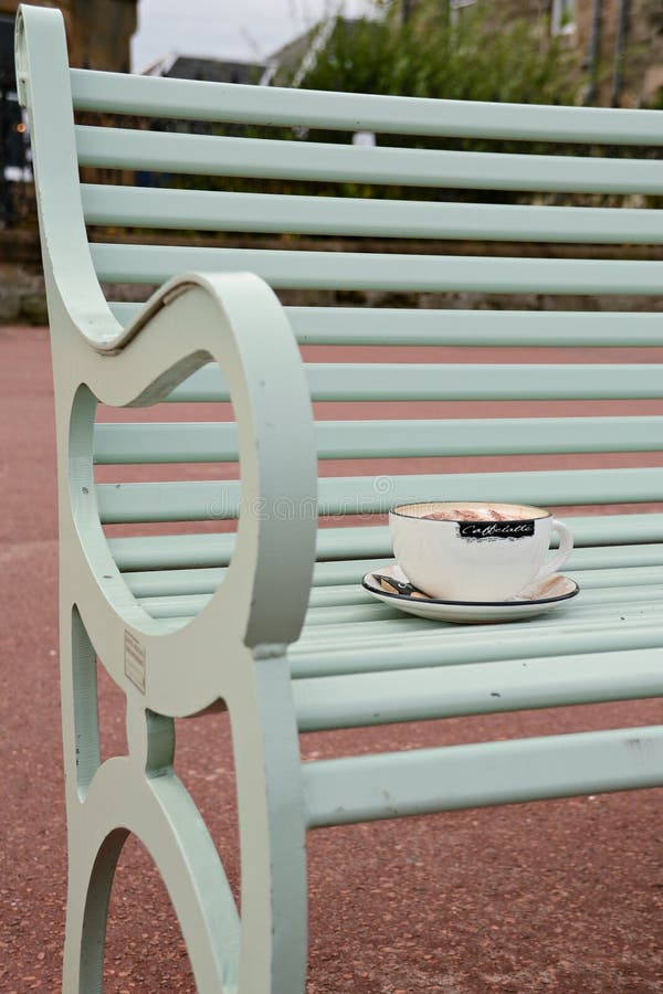 Cup of cappuccino stock image. Image of mint, cappuccino - 60944705