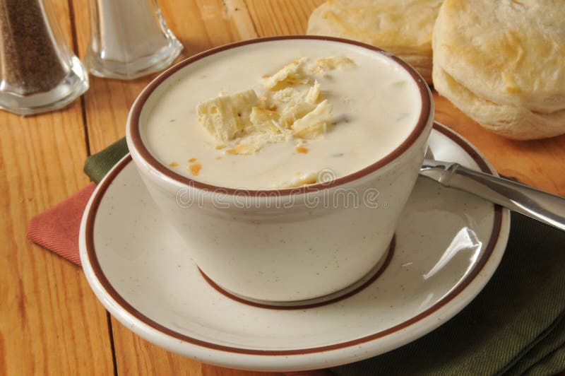 Cup of chowder stock photo. Image of salt, dinner, seafood - 39116708