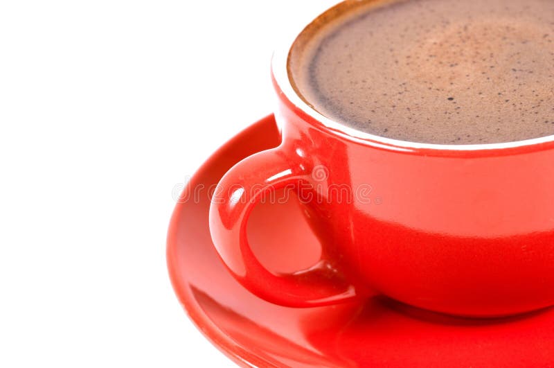 Red Coffe Cup stock image. Image of refreshment, kitchen - 3810909