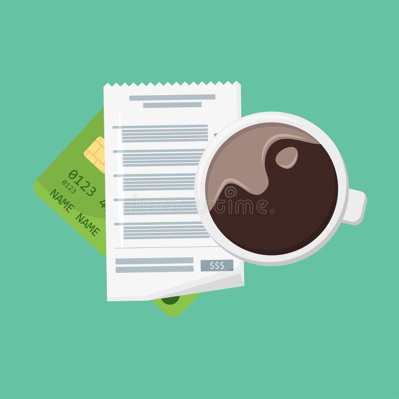 Coffee Paying Shopping Stock Illustrations – 185 Coffee Paying Shopping ...