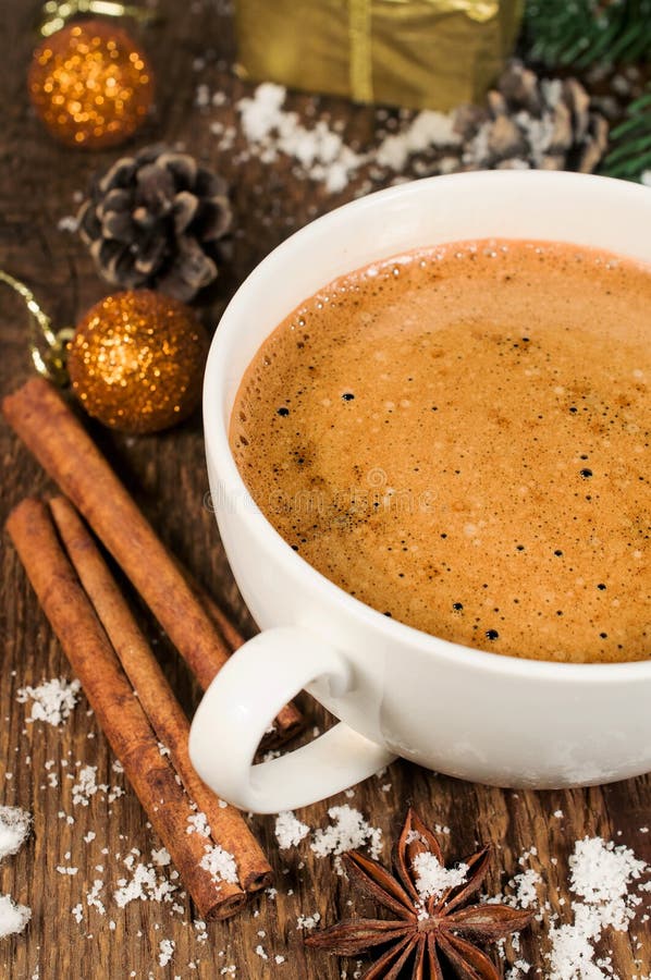 Coffee and cinnamon. stock image. Image of straw, brown - 93726173