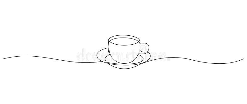 Teacup Outline Drawings