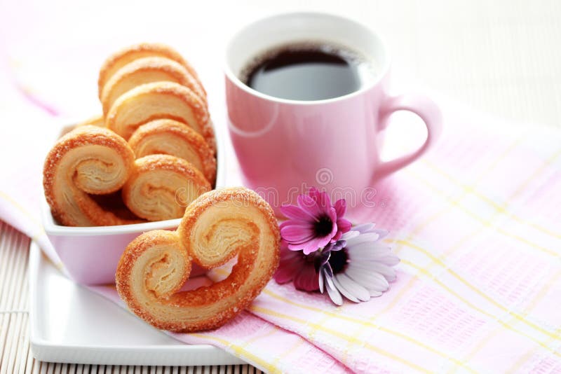 Cup of coffee and cookies stock photo. Image of refreshment - 11240366