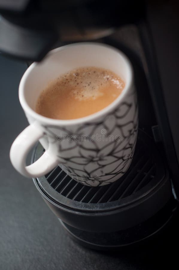 Cup of coffee expresso stock image. Image of roasted - 104607147