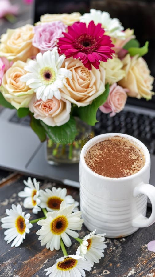 2,049 Laptop Summer Flowers Stock Photos - Free & Royalty-Free Stock ...