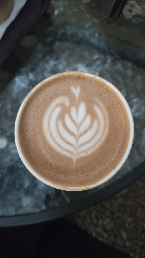 Cup of Coffee on a Gradient Black, White, and Gray Table: Coffee Break ...