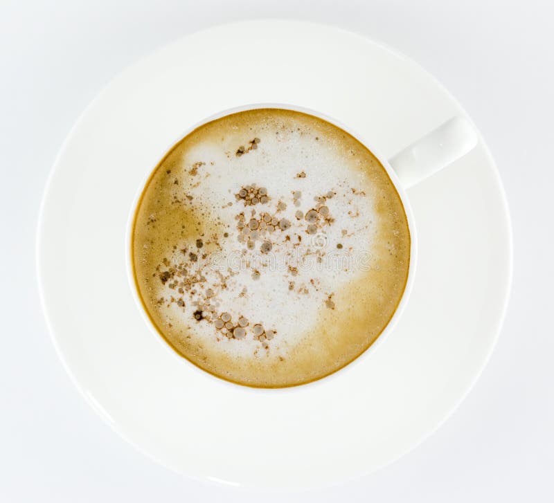 Cup Of Coffee, Latte Or Cappuccino Picture. Image: 9423316