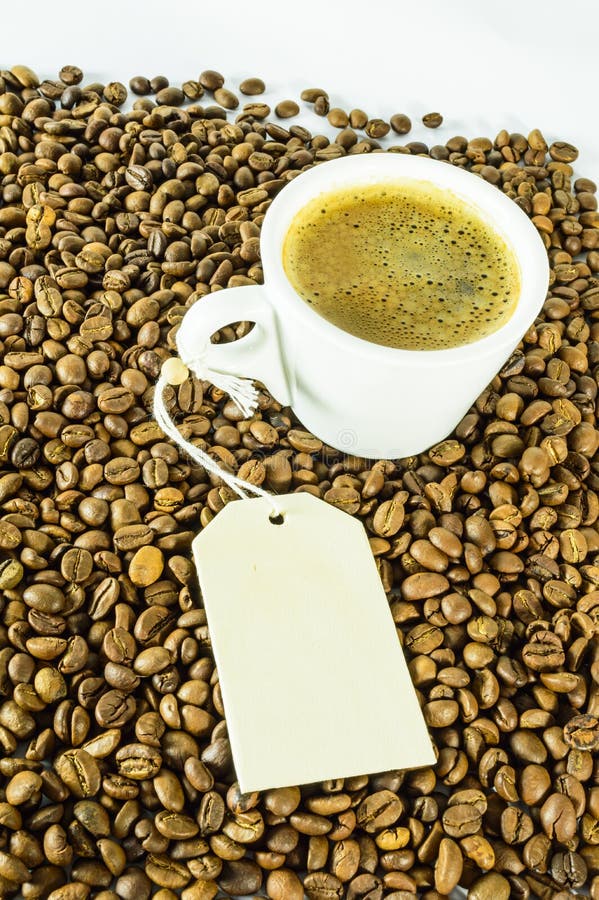 Cup of coffee with message stock image. Image of texture - 30493859