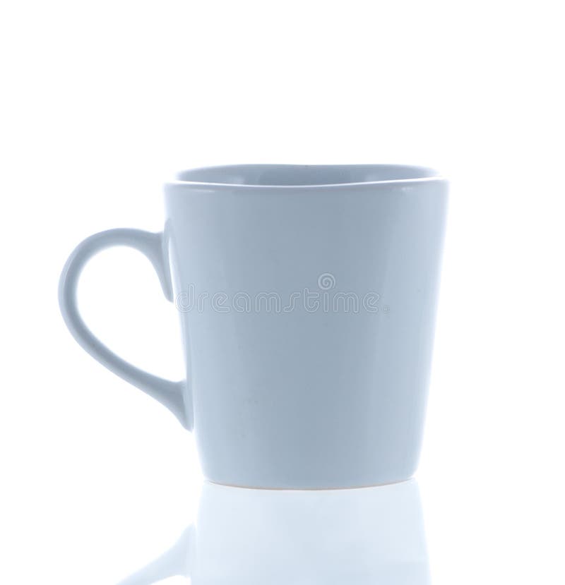 Cup of Coffee and Reflection Stock Photo - Image of ceramic, reflection ...