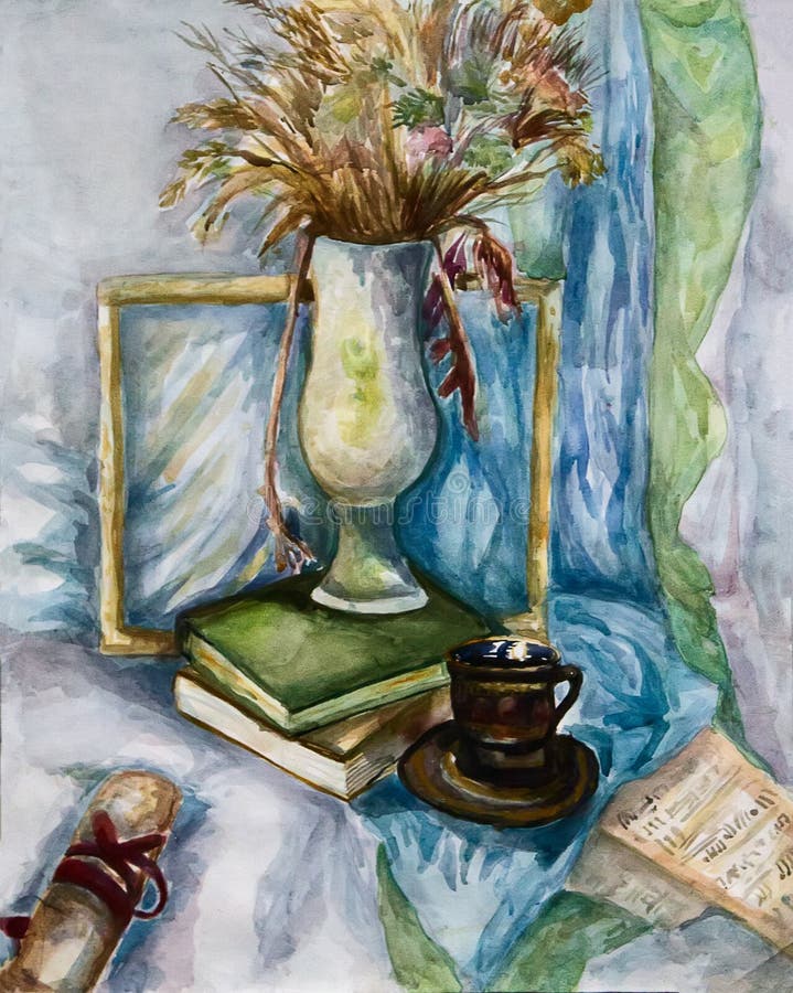 Cup of coffee on the table stock image. Image of morning - 238532043