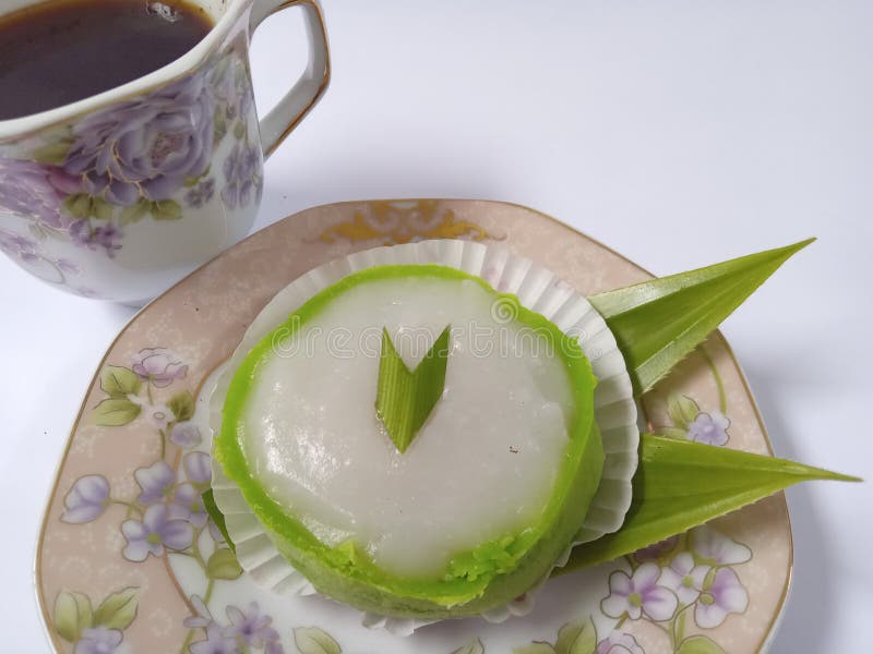 A Cup of Coffee and a Typical Indonesian Snack Called Lumpur Surga ...